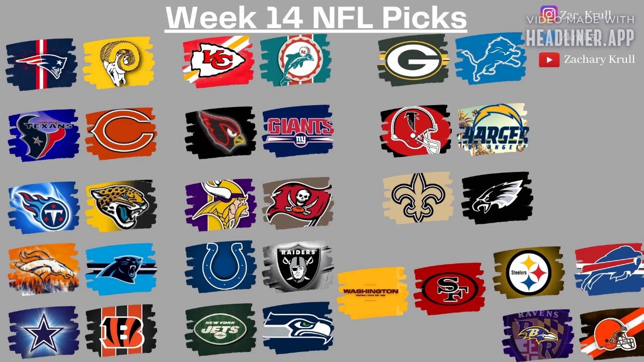 Week 14 NFL Picks - YouTube