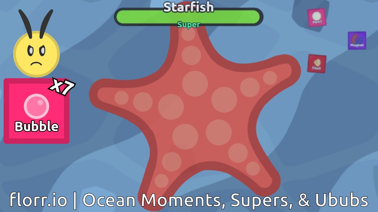 florr.io | Ocean Moments, Supers, & Ububs - YouTube