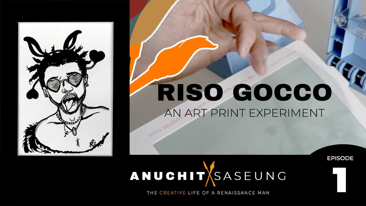 RISO GOCCO An Art Print Experiment - YouTube