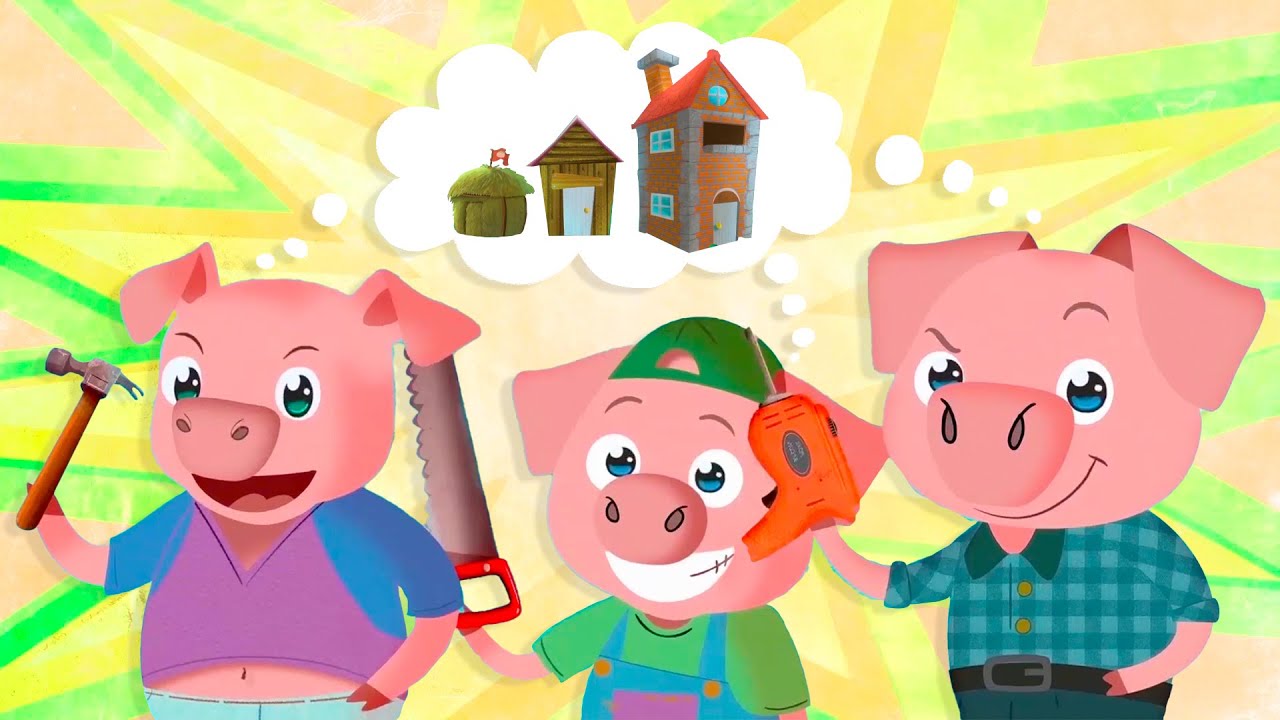 Three Little Pigs | I Will Blow Song | Clap Clap Kids - YouTube