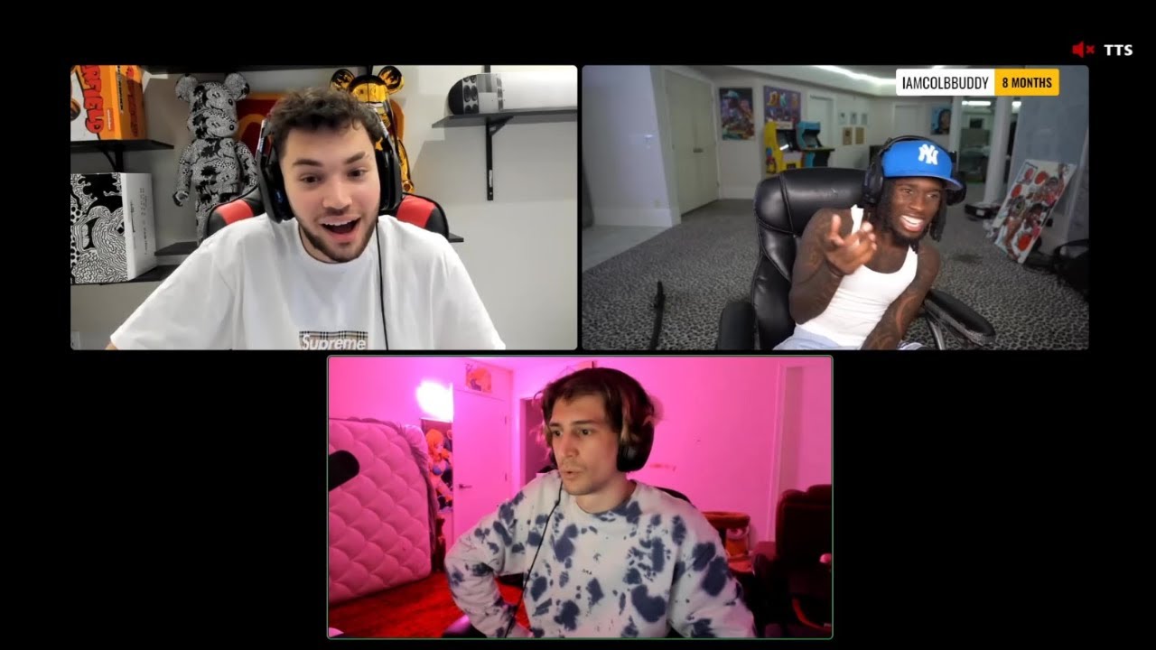 xQc LEAKS to 220K viewers that Travis Scott is going to the FaZe Party ...