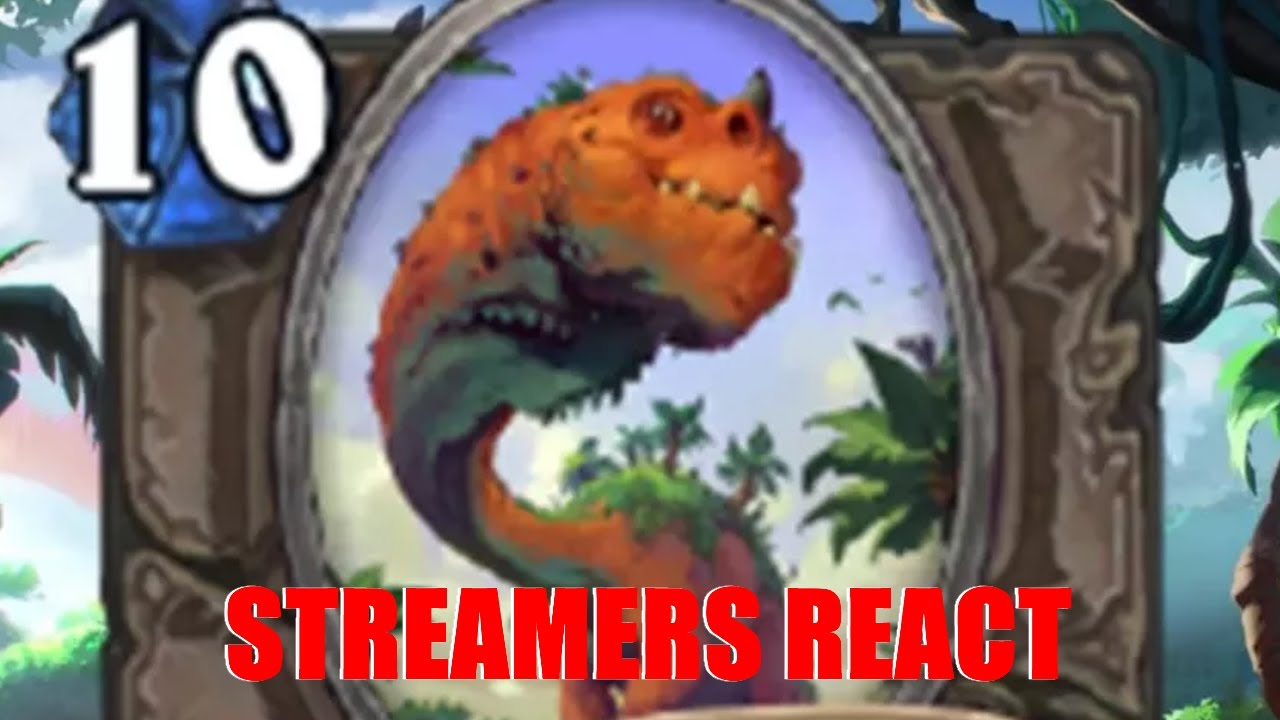 HEARTHSTONE PROS REACT TO ULTRASAUR(The Best Un'goro Card) - YouTube