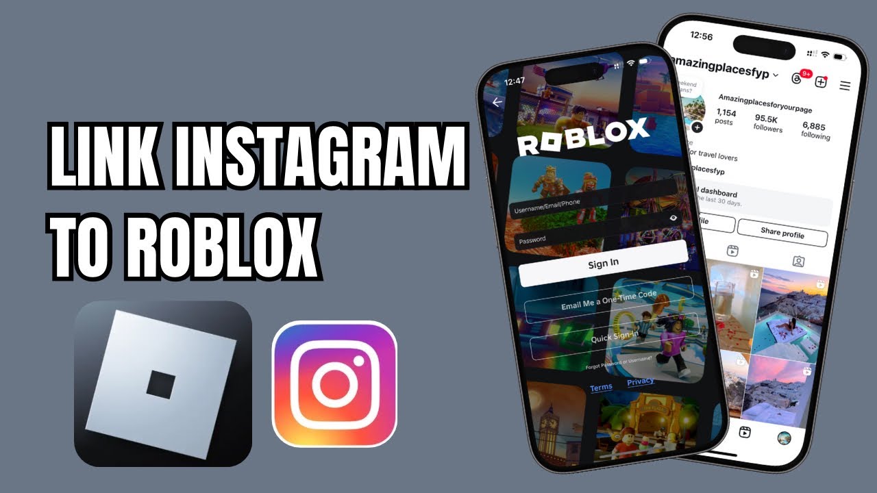 How to Link Instagram to Roblox? - YouTube