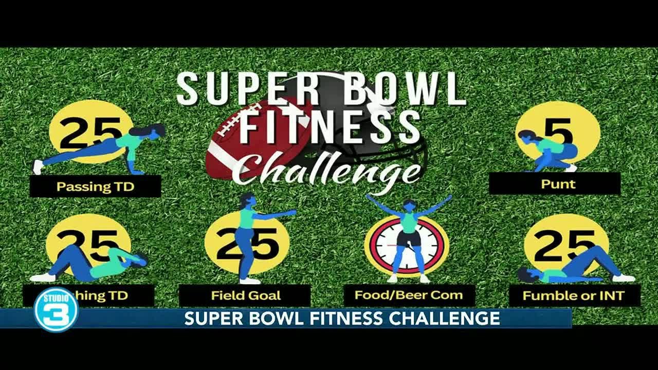 Super Bowl fitness challenge - YouTube