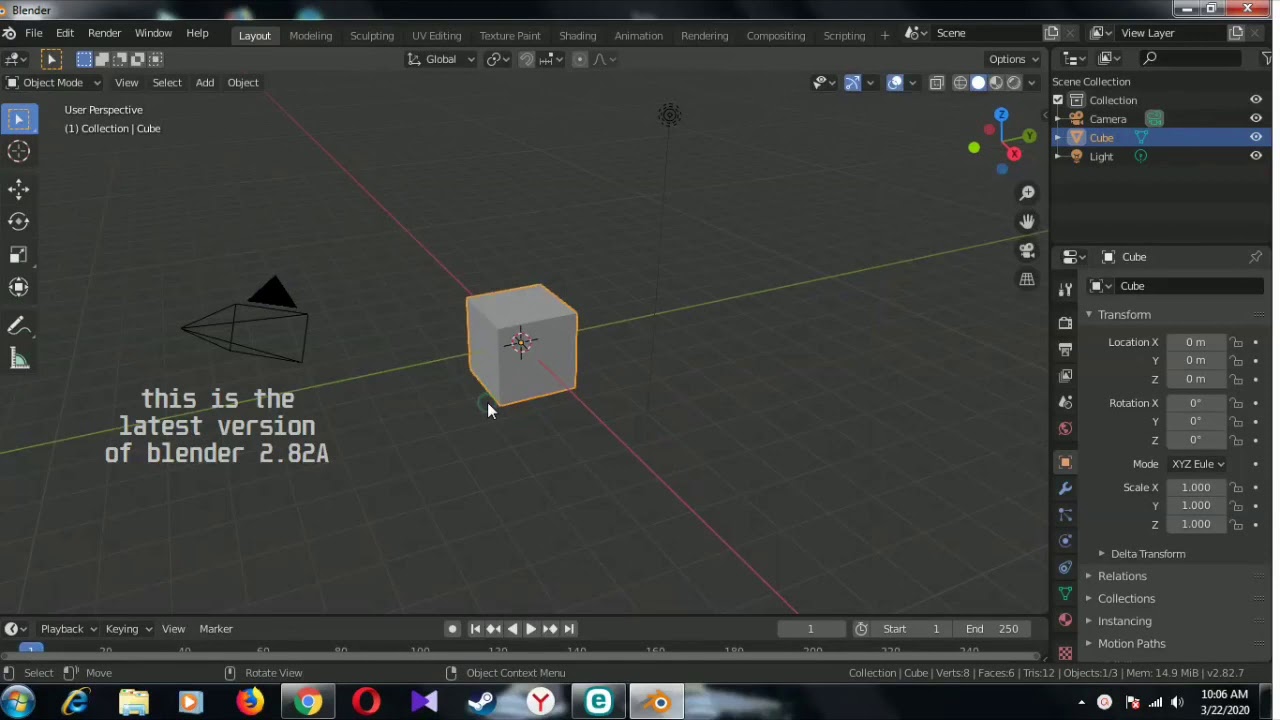 Quick tutorial for Display mode feature in Blender 2.82a - YouTube