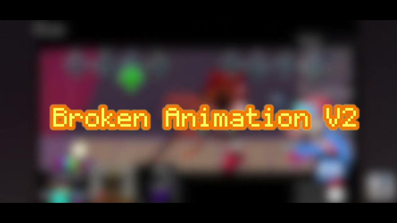 FNF Glitch Legends V3: Broken Animation V2 Test (Orange Stickman) - YouTube