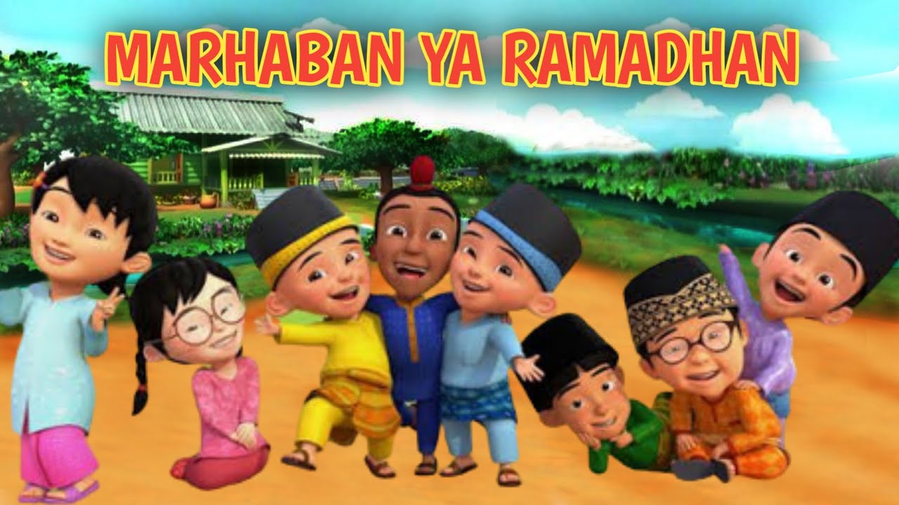 Upin Ipin Menyambut Bulan Puasa Ramadhan - Marhaban ya Ramadhan - YouTube