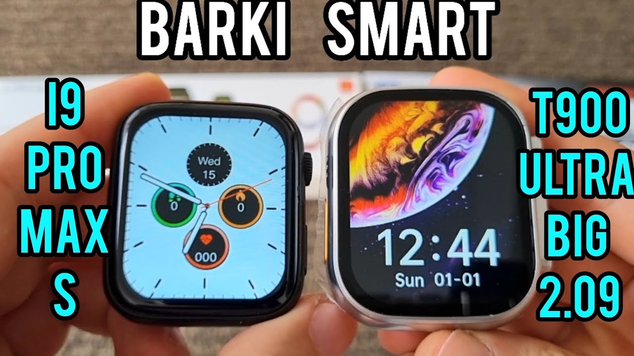 Comparación i9 Pro Max S Vs T900 Ultra Big 2.09 - YouTube