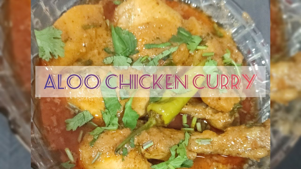 Aloo Chicken Gravy Recipe By Tasty Food And Fun - YouTube
