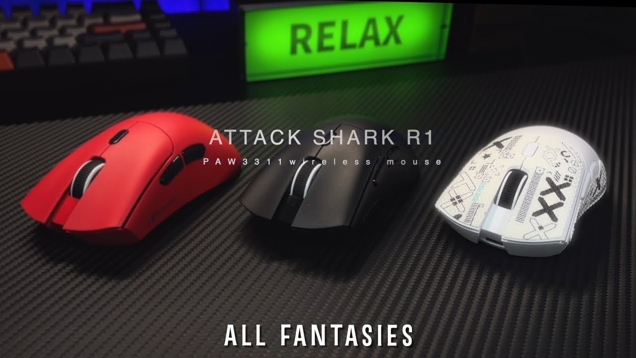 ASMR UNBOXING| attack shark R1 review | - YouTube
