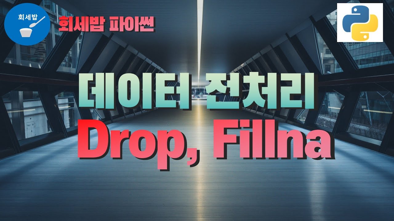 [파이썬] 데이터 전처리 Drop, Fillna - YouTube