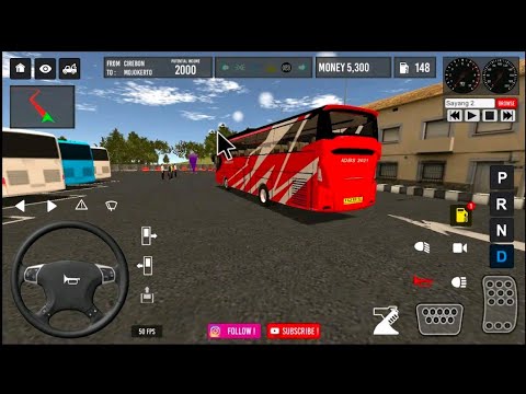 IDBS Bus Driver Simulator - Bus Indonesia Driving Jalan Lintas Sumatra - Android GamePlay Ep 5 ...