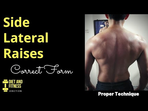Lateral Raise Correct Form | Side Lateral Raises Technique & Correct ...