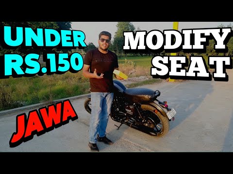 Custom Seat for Jawa 42 2.1 |Better Cushioning #jawa42bike - YouTube