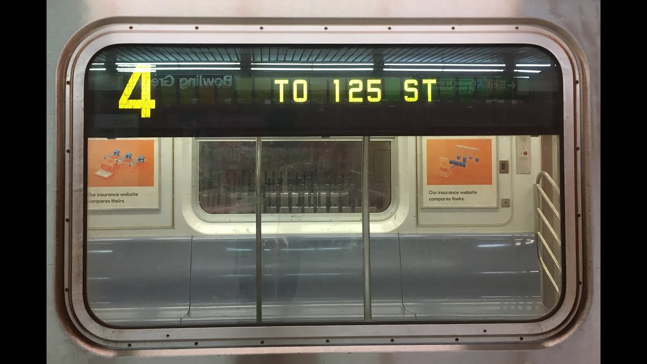IRT Subway: R142A (4) Express Train Ride from Bowling Green to 125th ...