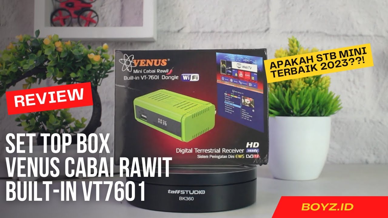 STB Murah Fitur Terlengkap || Review Set Top Box Venus Cabe Rawit Mini ...