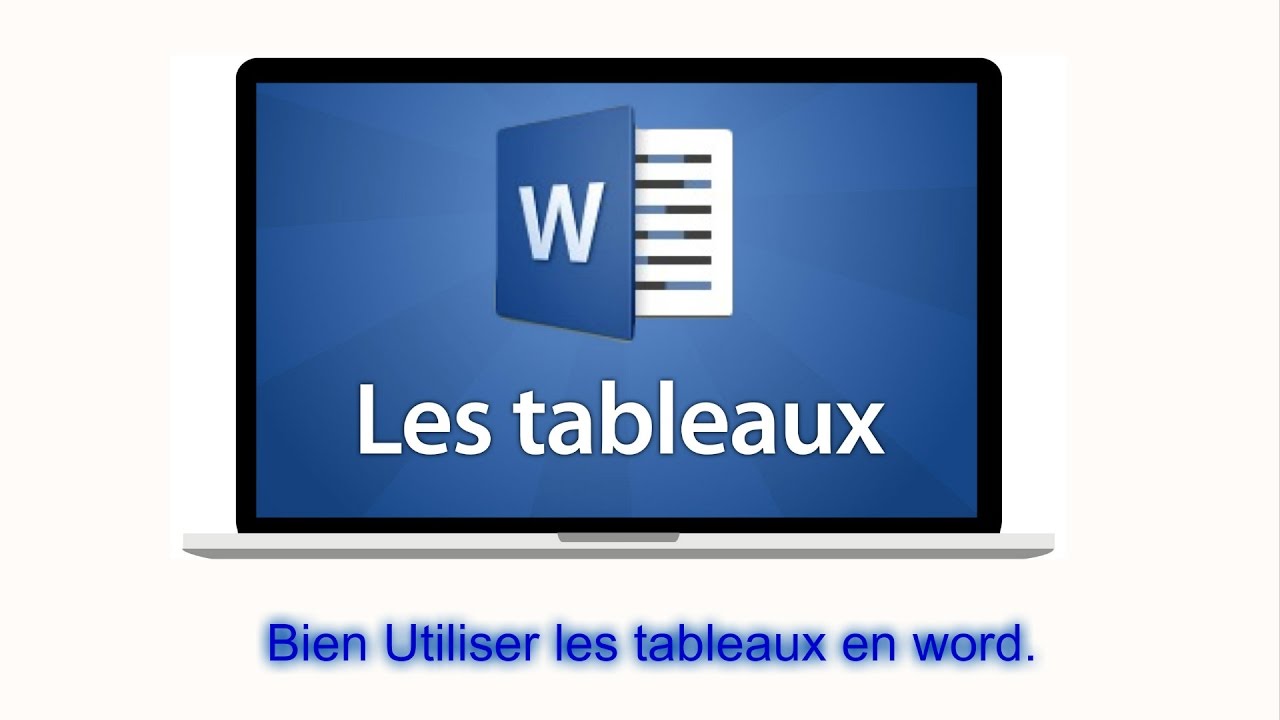 Comment insérer un tableau en Word (2016) - YouTube