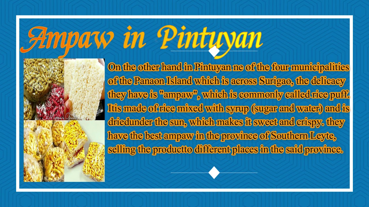 Famous Delicacies in Southern Leyte... - YouTube
