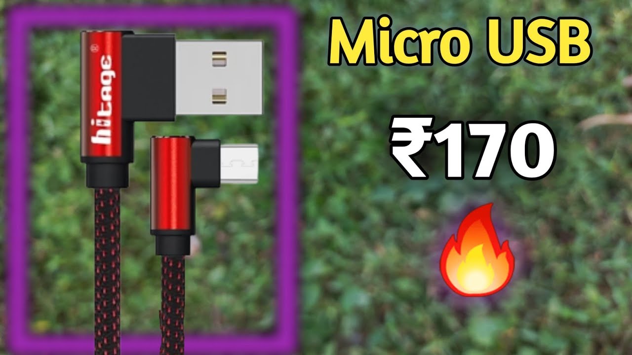 L Shaped Micro USB Cable🔥 | Best Micro USB Cable Under 200 | Best L ...