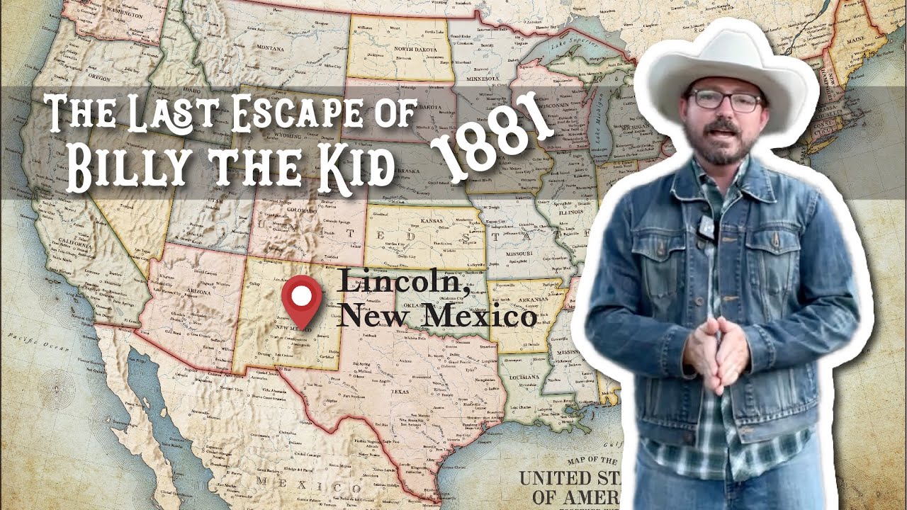 The Last Escape of Billy the Kid, 1881 - YouTube