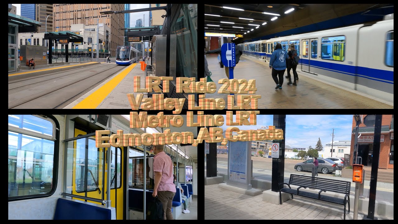 LRT Ride2024 4k|Valley Line LRT|Metro LIne LRT|Edmonton,AB,Canada - YouTube