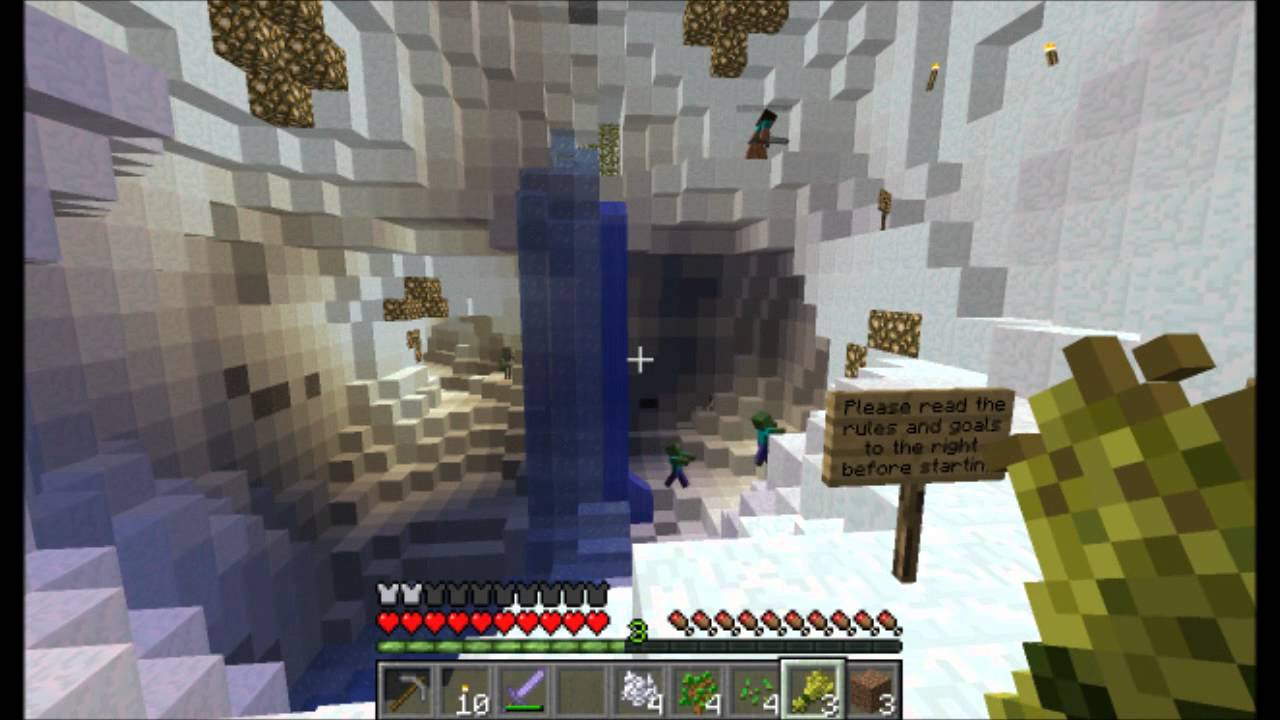 Minecraft - Frozen Caverns EP:1 - WTF!!! - YouTube