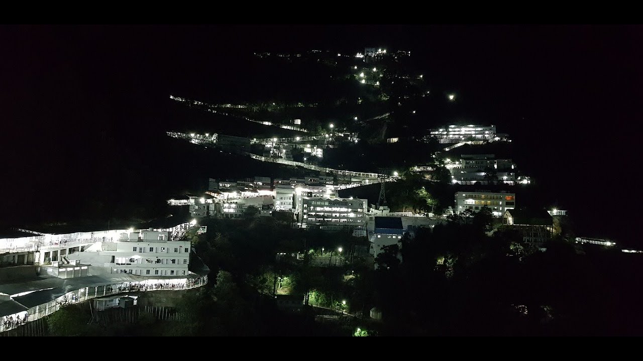 Night View of Vaishno Devi Mata Mandir, Katra #india #vaishnodevi # ...
