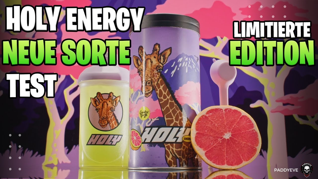 🦒🧊 NEU GIRAFFE GRAPEFRUIT von HOLY ENERGY | Review Holy Energy Test ...