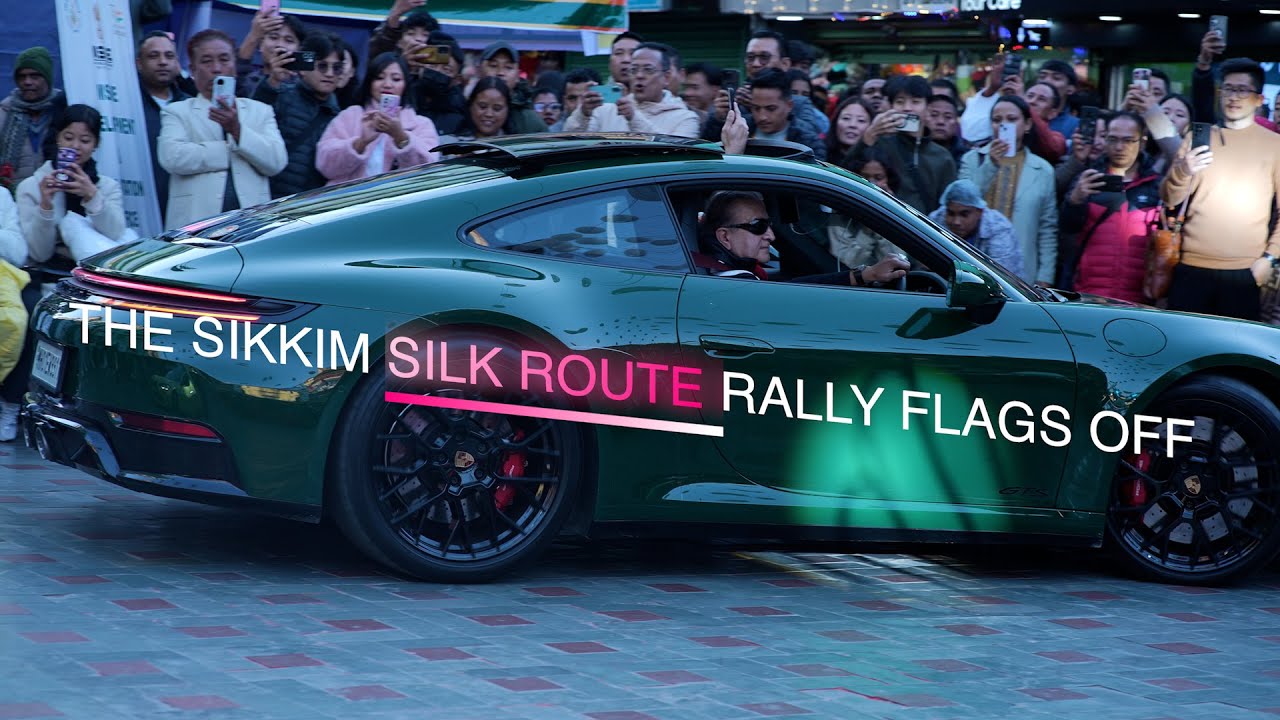 The Sikkim Silk Route Super Rally | curtain raising event at MG Marg ...