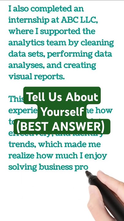 Frequently Asked Interview Question (BEST ANSWER) - YouTube