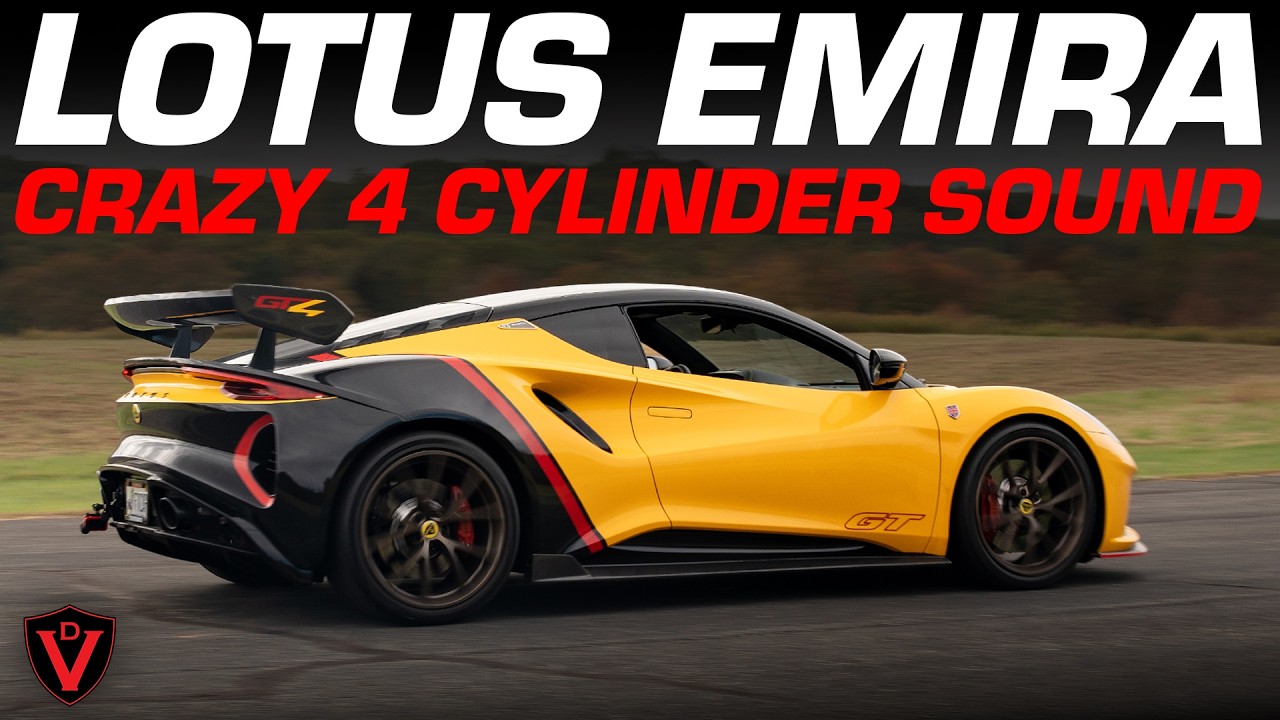 The Lotus Emira 4 Cylinder FINALLY Sounds INSANE | Valvetronic Designs ...