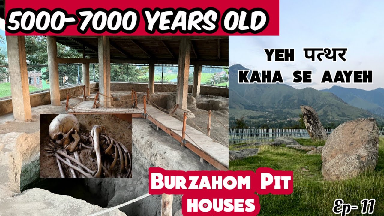 5000 years old😱 site in Srinagar Burzahom | Neolithic Settlement | # ...