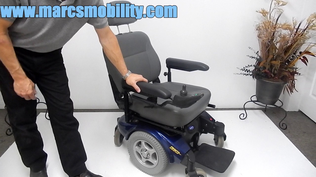 Invacare Pronto M91 300LBCapacity 6.5 MPH by Marc's Mobility - YouTube