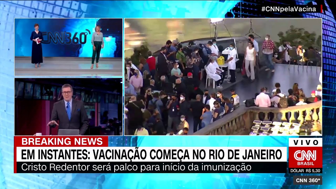 Transição do "CNN 360" para o "CNN Prime Time" (18/01/21) - YouTube