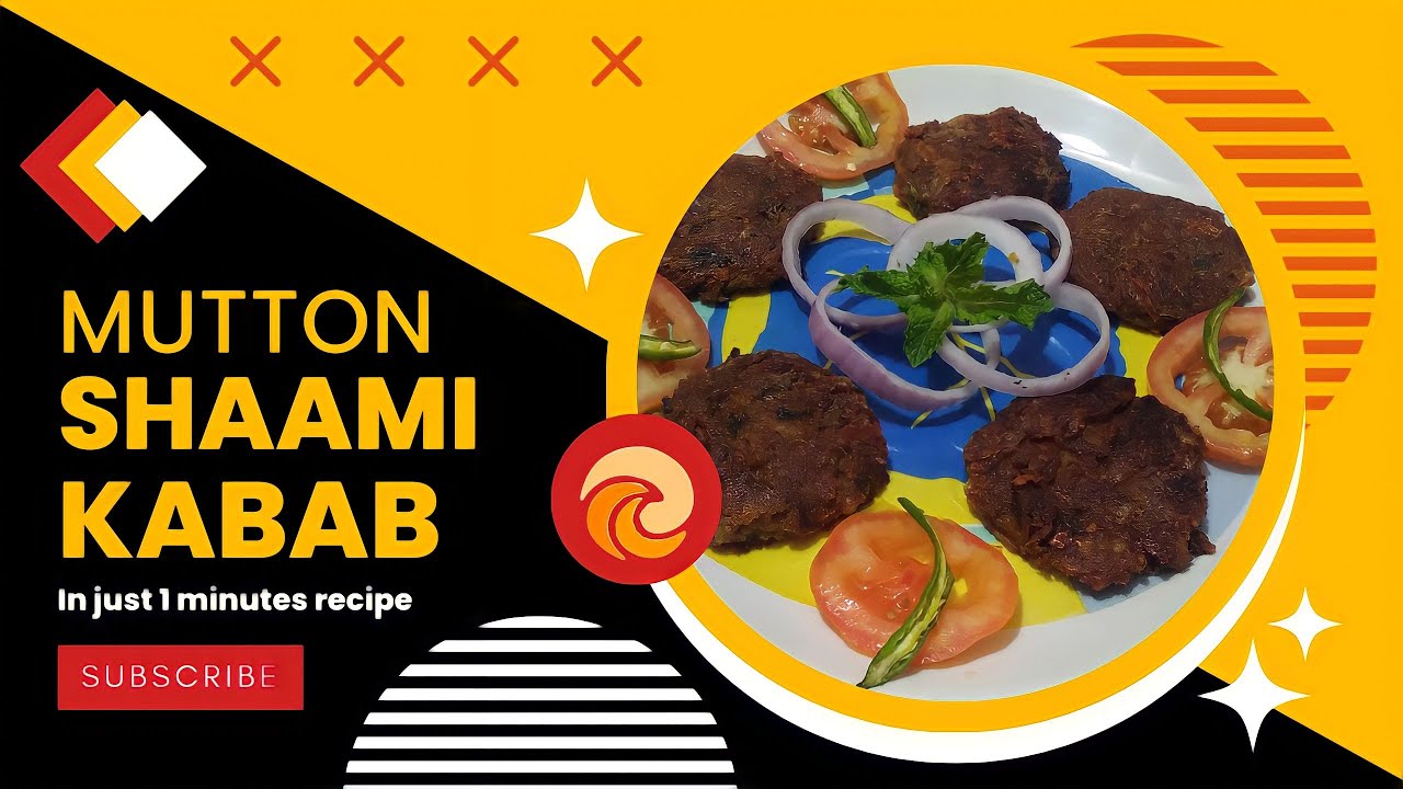 Mutton shami kabab recipe || how to make tasty mutton shami kabab at ...