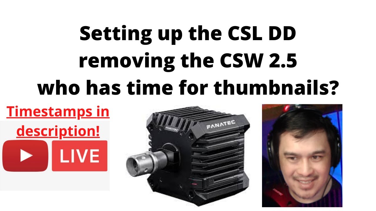 Fanatec CSL DD from CSW 2.5 | Setup on NLR GT Track | Config | First ...