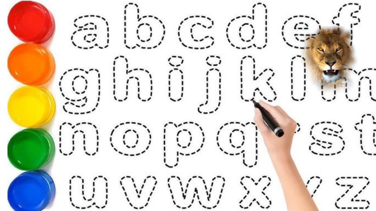 Alphabet, ABC song, abcd, a to z, Kids rhymes, collection for writing ...