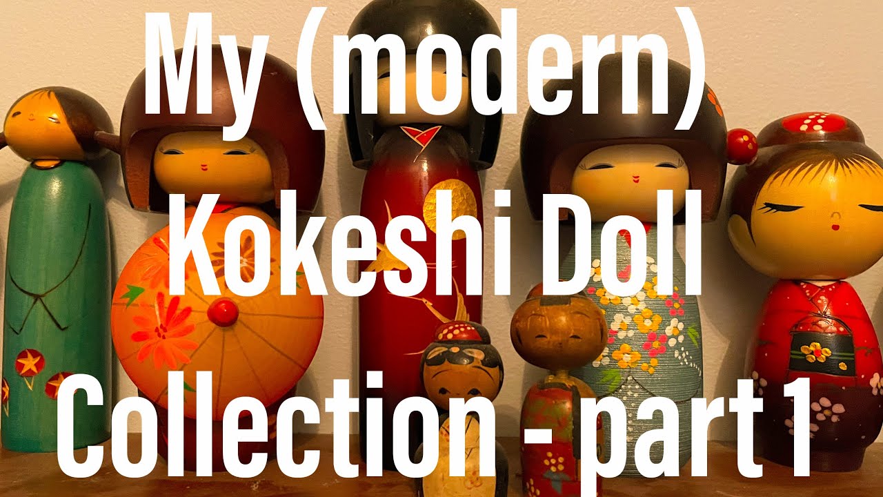 Animated Japanese Kokeshi Dolls