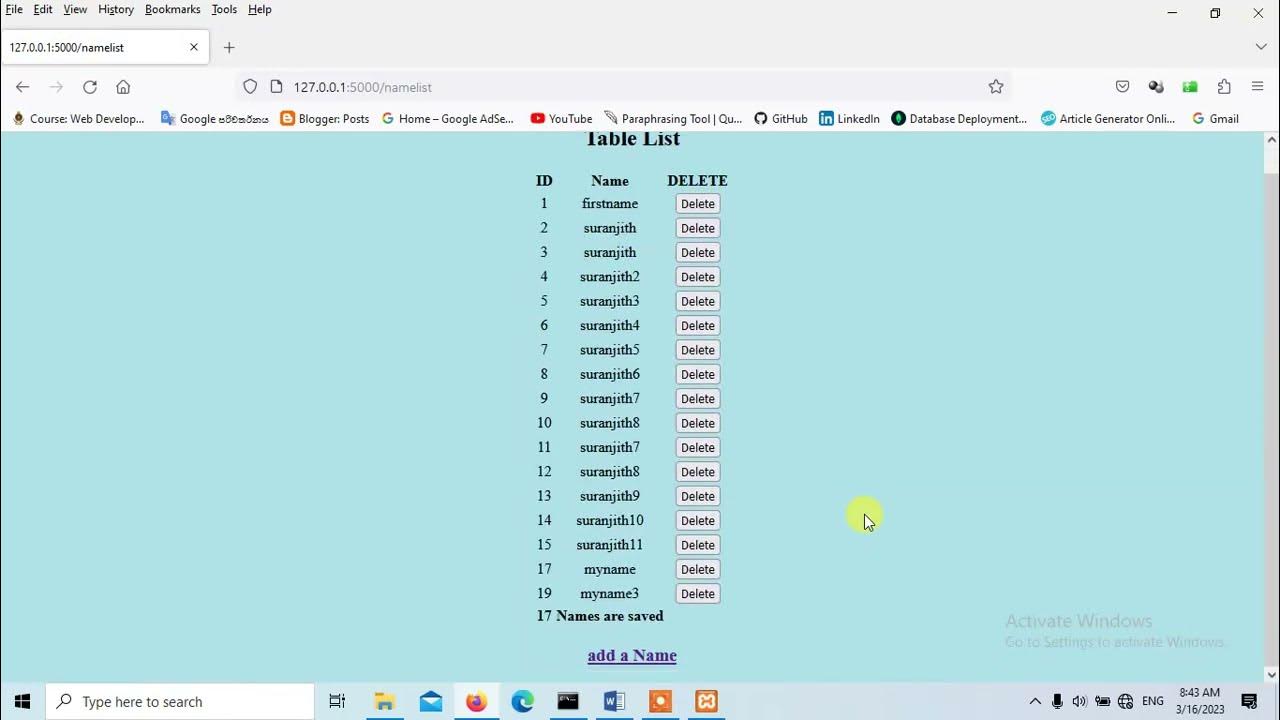 flask(Python) and Xampp - YouTube
