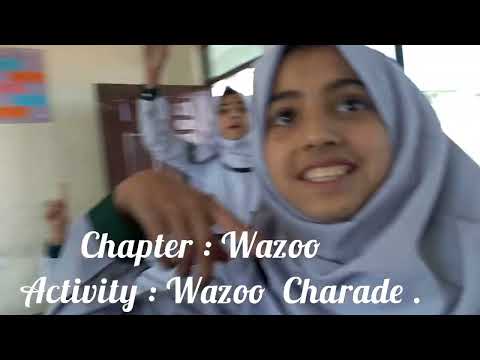 Chapter: Wazoo, ( activity Charade) Class 3rd (APSACS)🥰 - YouTube
