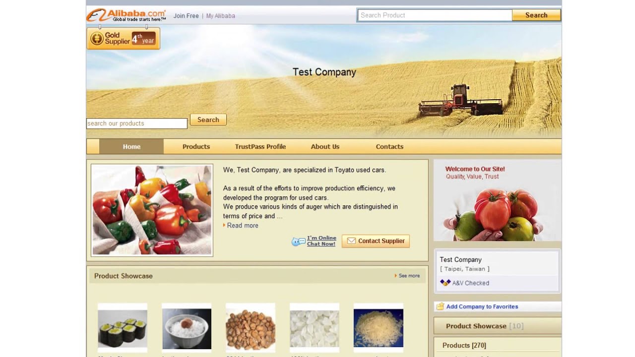 7 How to design your website on Alibaba - YouTube