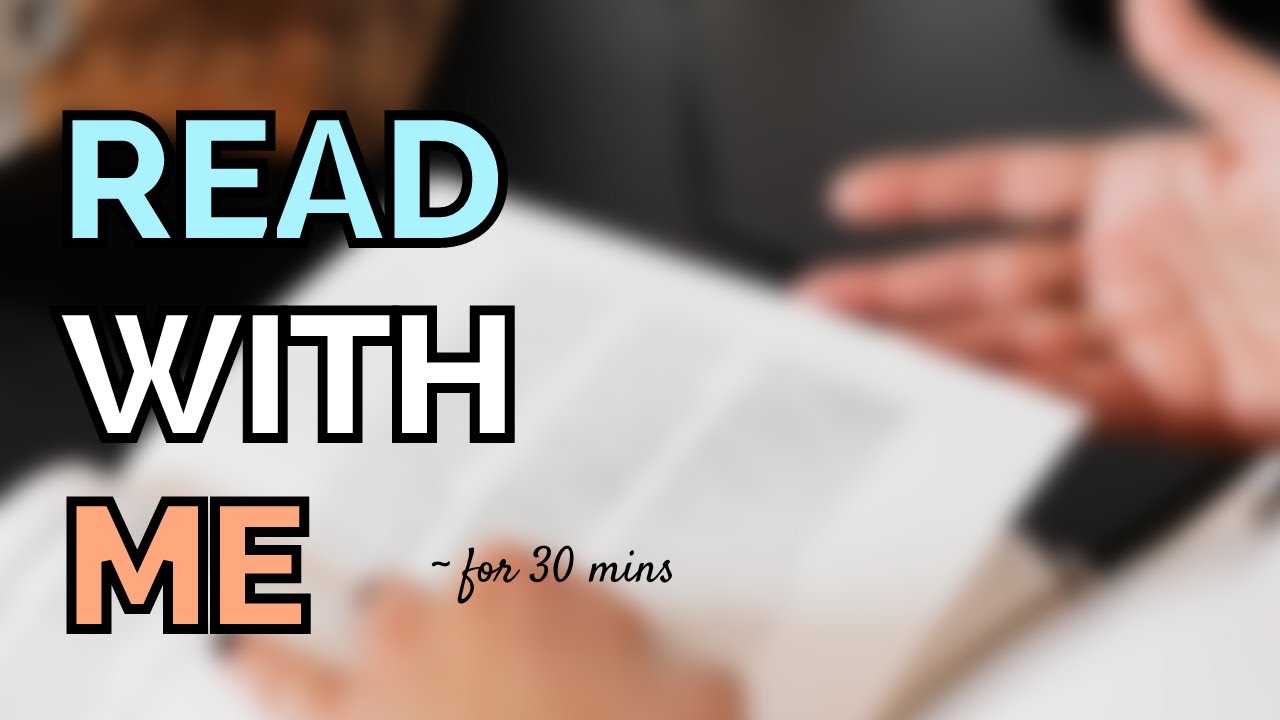 READ WITH ME | Reading motivation | Soothing background music - YouTube