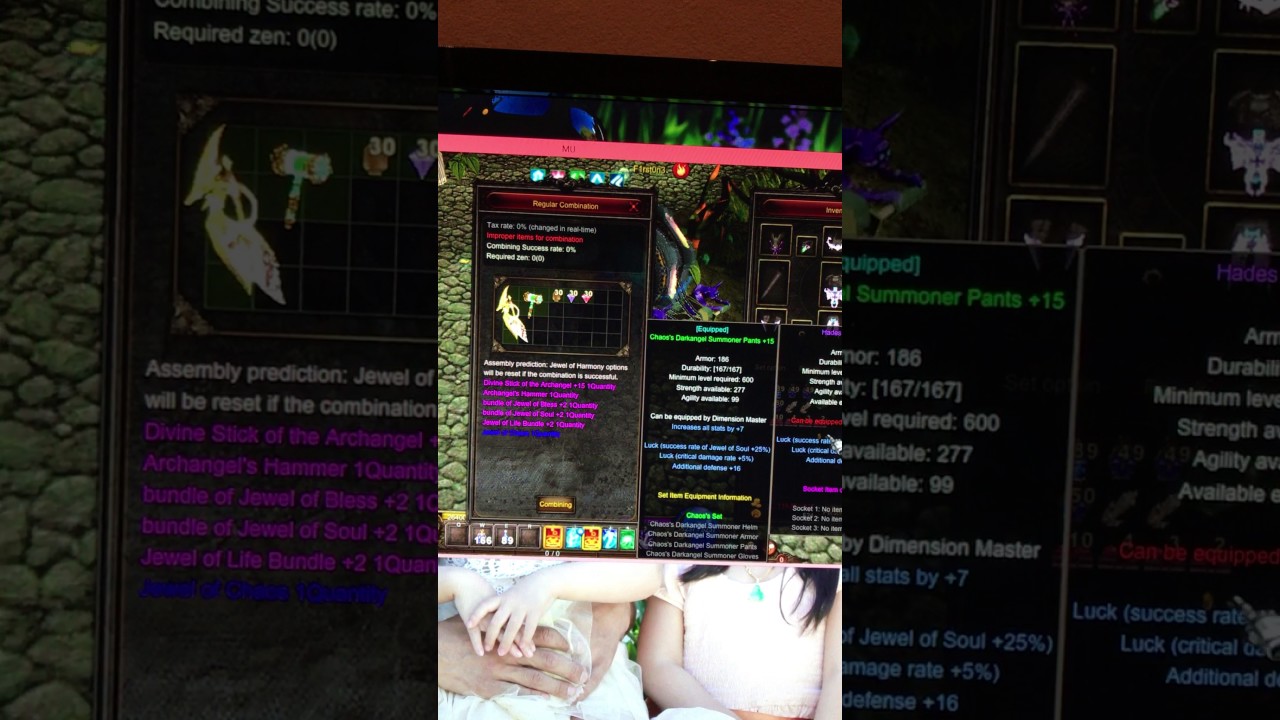 Divine Stick of the Archangel Upgrade. Mu Online - Midgard - YouTube