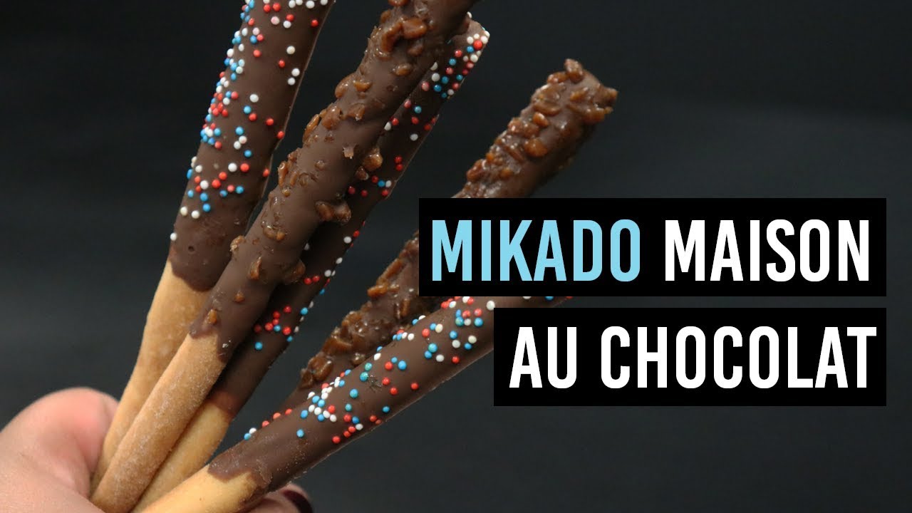 🍰 MIKADO AU CHOCOLAT MAISON 🍰 - YouTube