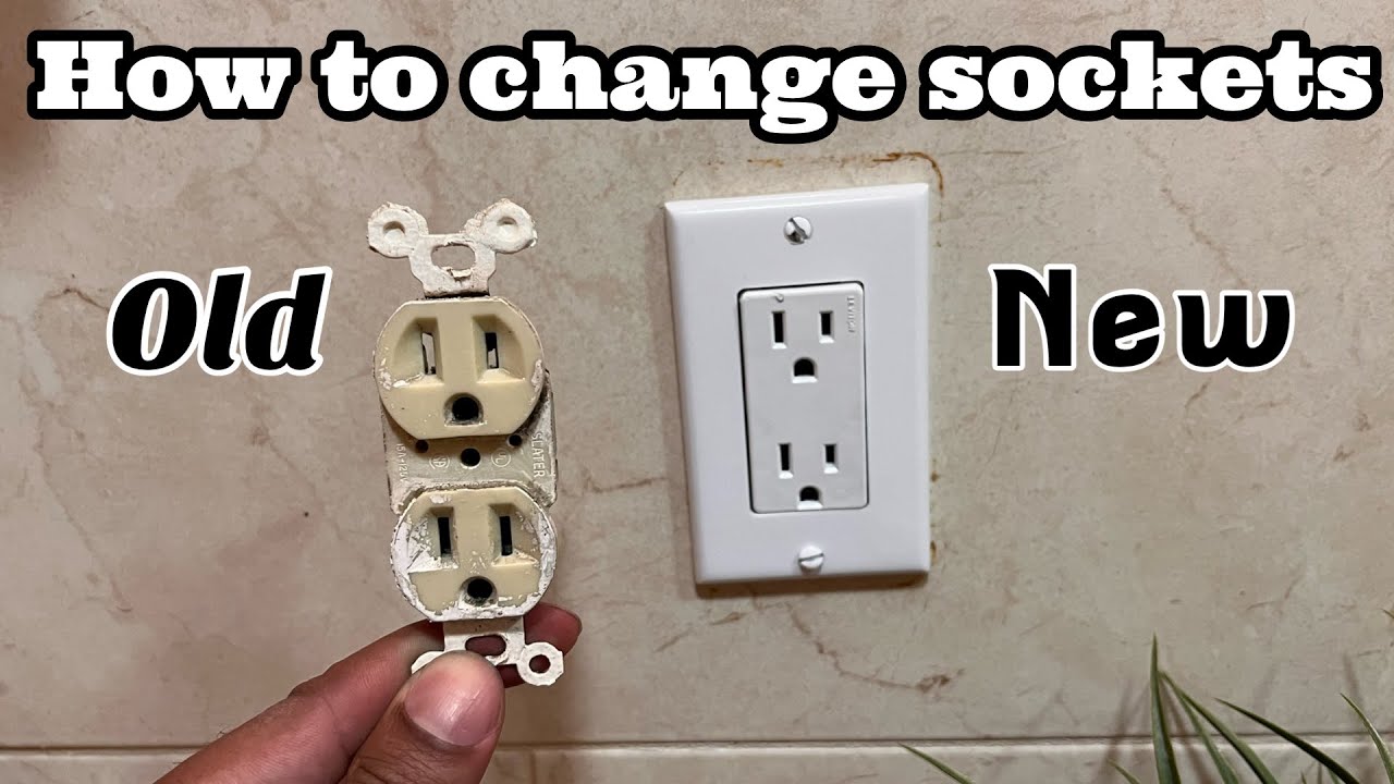 How to change power sockets fast and easy!! - YouTube