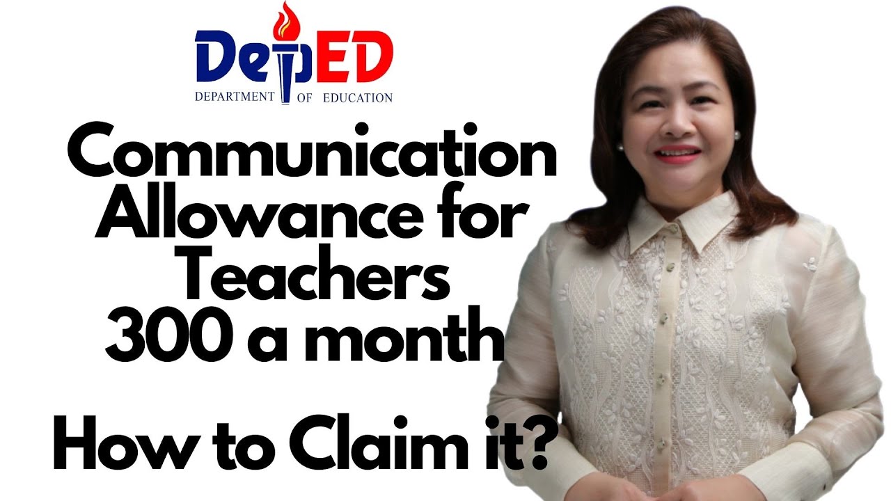 HOW TO REIMBURSE THE P300 MONTHLY COMMUNICATION EXPENSES FOR TEACHERS ...