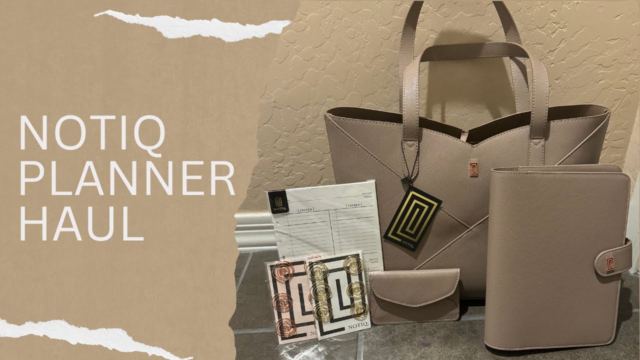 Notiq Planner Haul - YouTube
