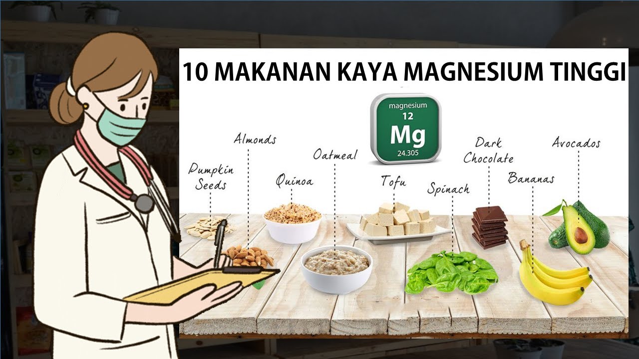 10 Makanan Kaya Magnesium Tinggi - YouTube