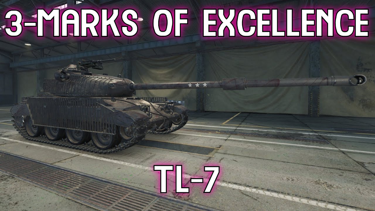 Highlight: TL-7 3-Marks of Excellence Battle [World of Tanks] - YouTube