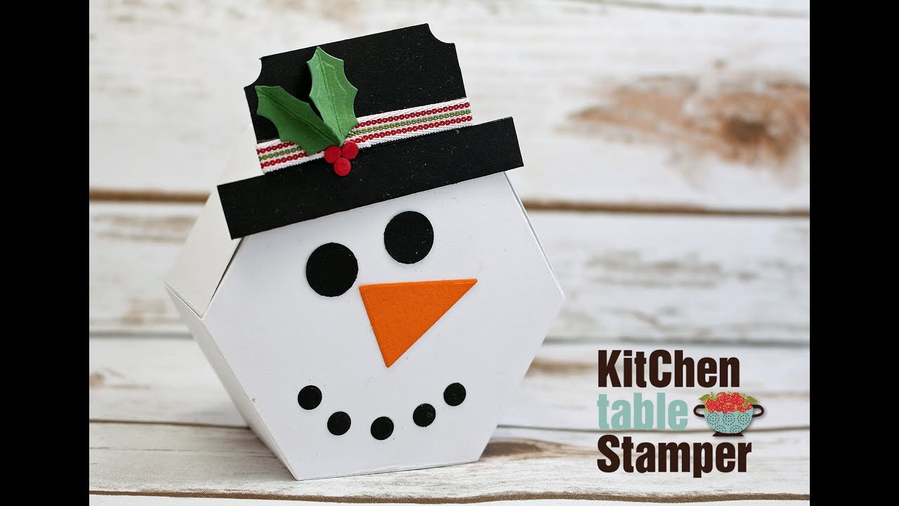 Stampin' Up! Window Box Snowman Tutorial CASE - YouTube